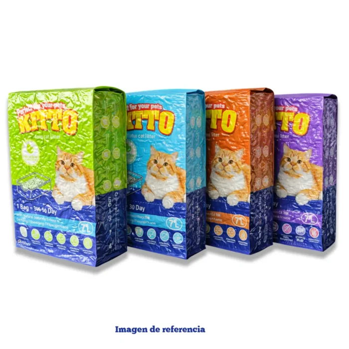 Nueva arena ecológica de tofu para gato Kitto 7lb
